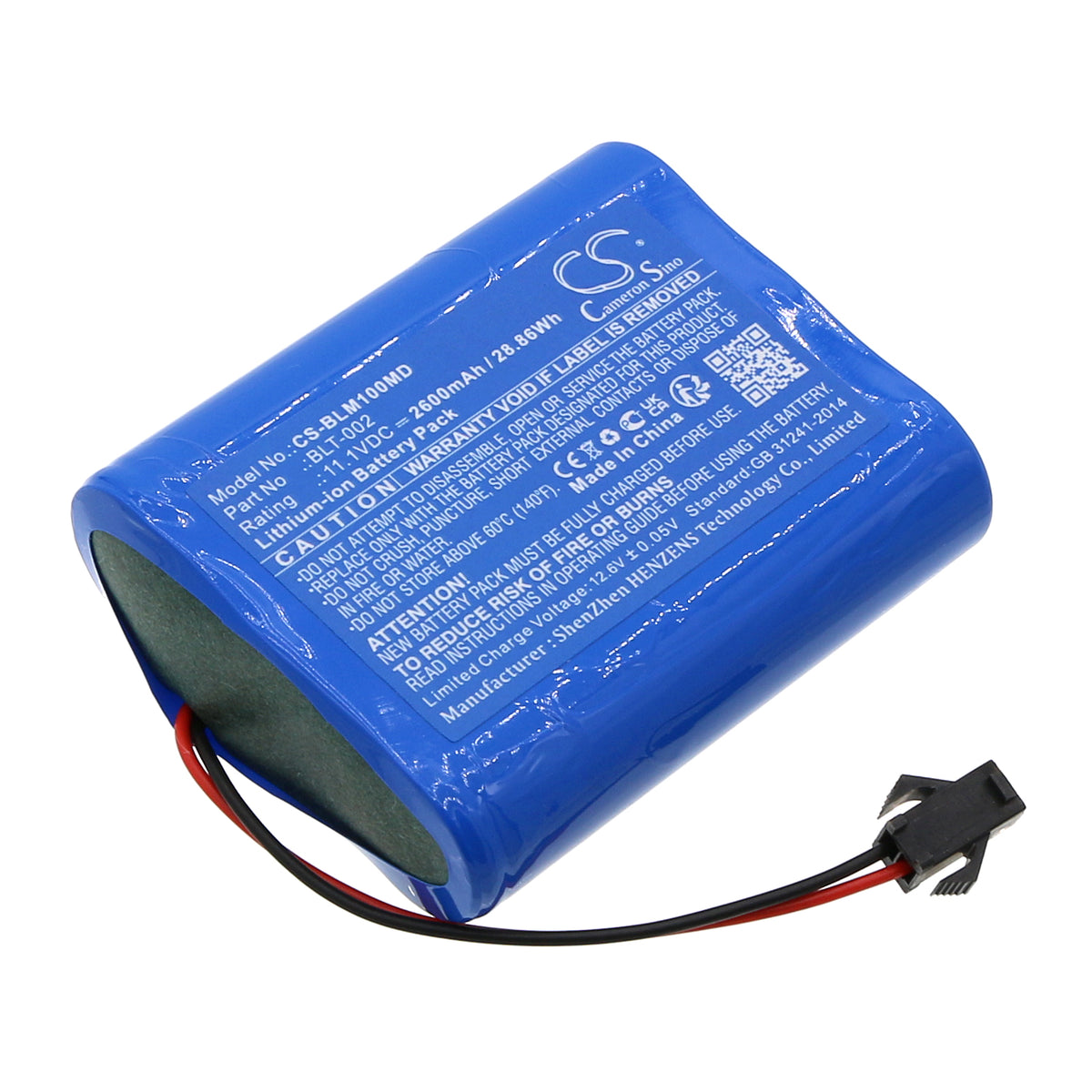 BIOLIGHT BLT M1000 MÉDICAL BATTERIE DE REMPLACEMENT MÉDICAL ...