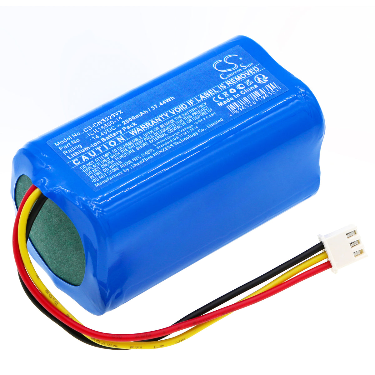 Create NETBOT S18 Vacuum Replacement Battery: BatteryClerk.ca