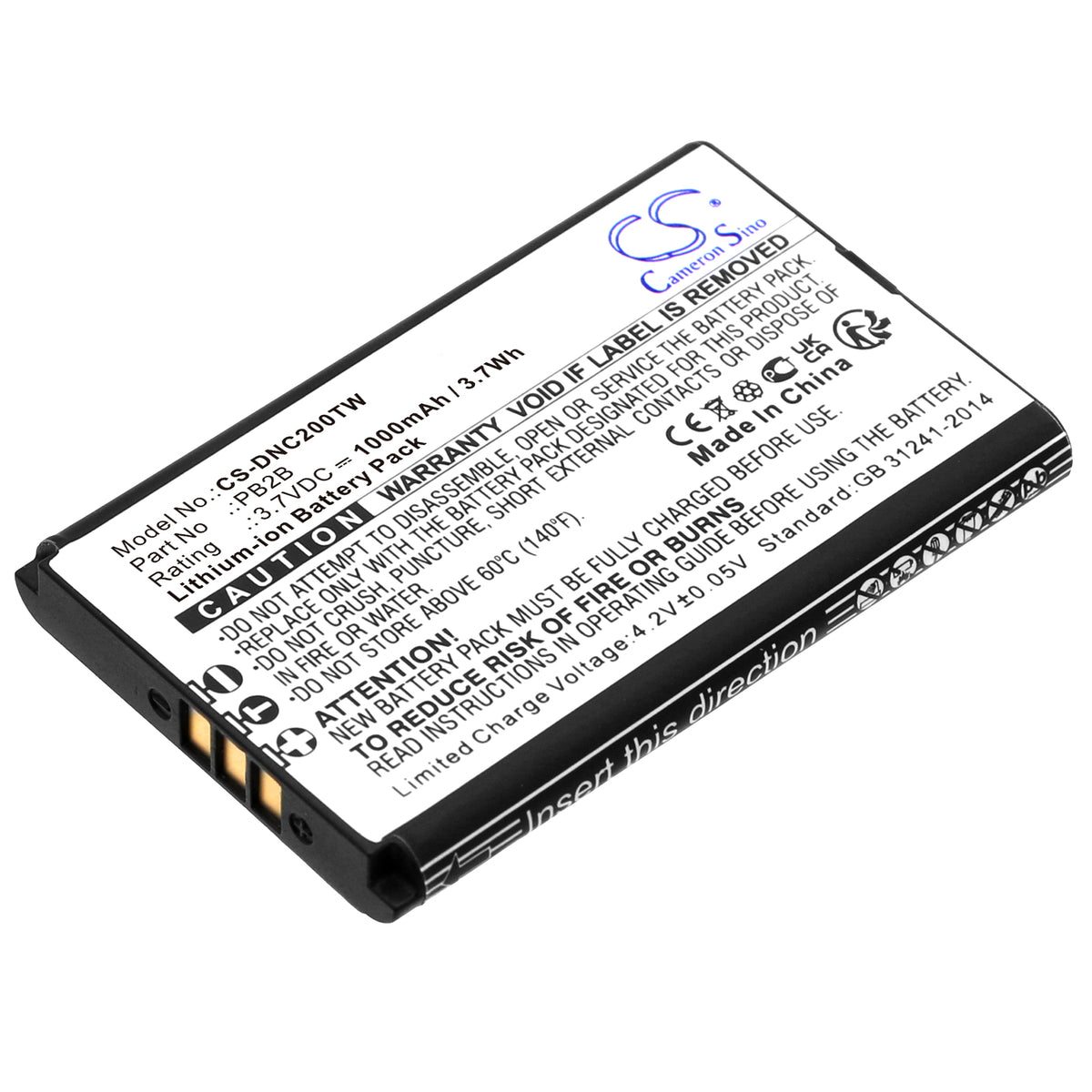 Dynascan 2B Two Way Radio Replacement Battery: BatteryClerk.ca