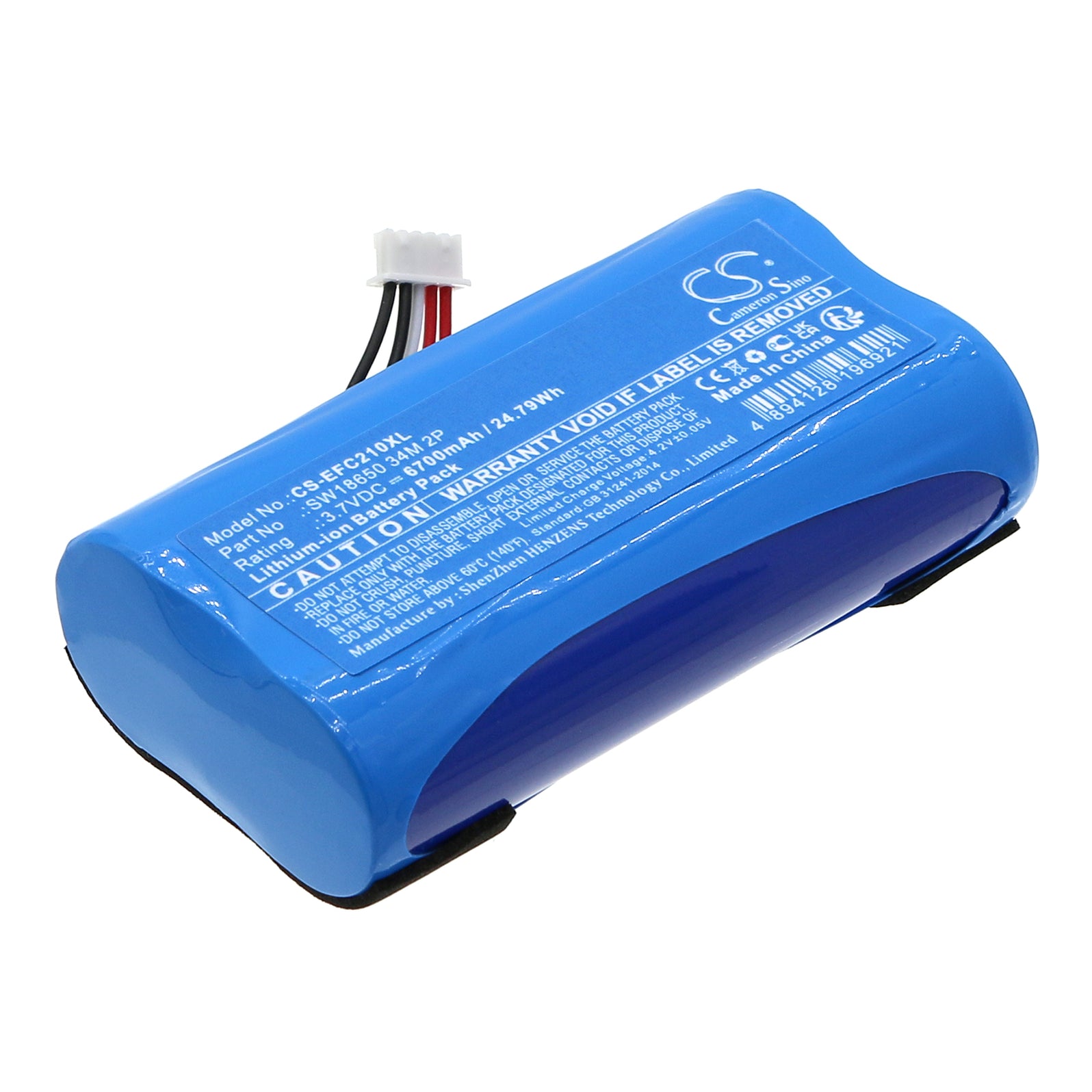 Eufy Security C210 SoloCam Security System Replacement Battery ...