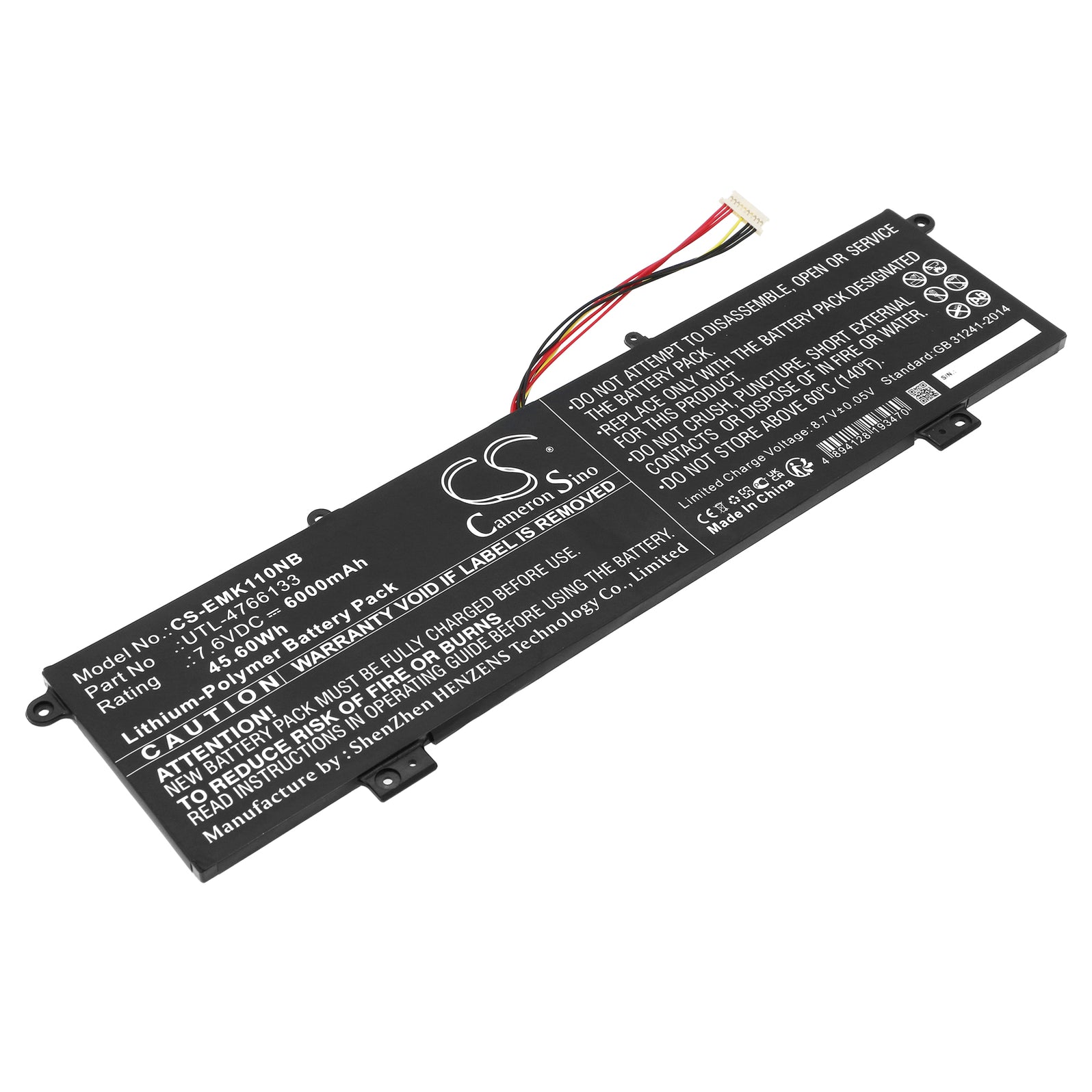 Haier M1 LP14123 Laptop and Notebook Replacement Battery: BatteryClerk.ca
