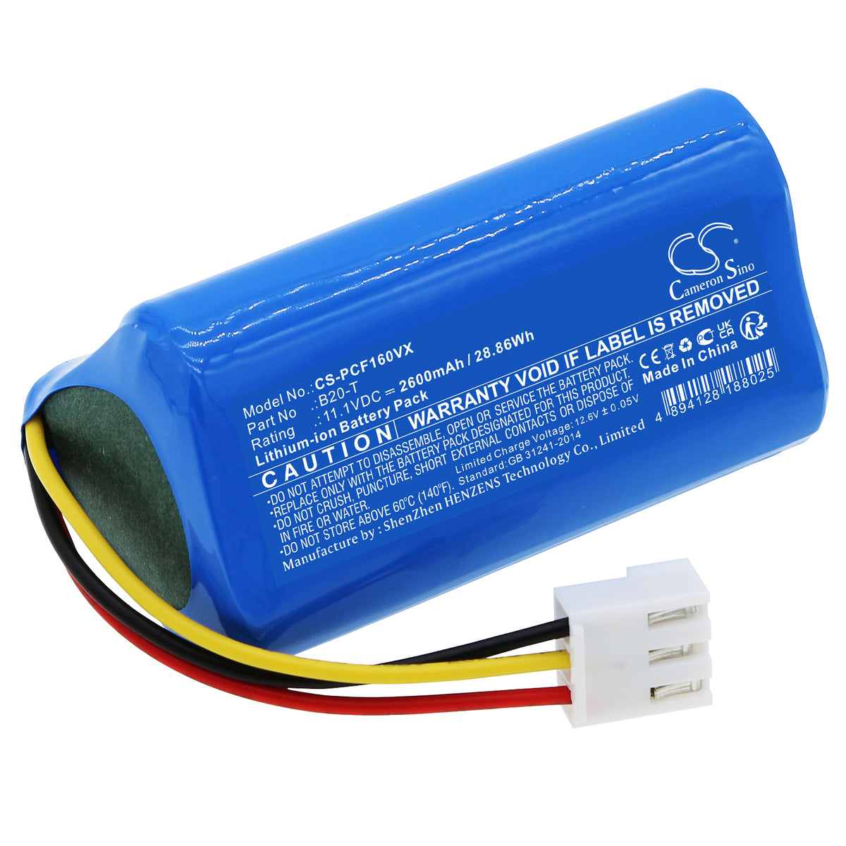 Proscenic F16 Vacuum Replacement Battery: BatteryClerk.ca
