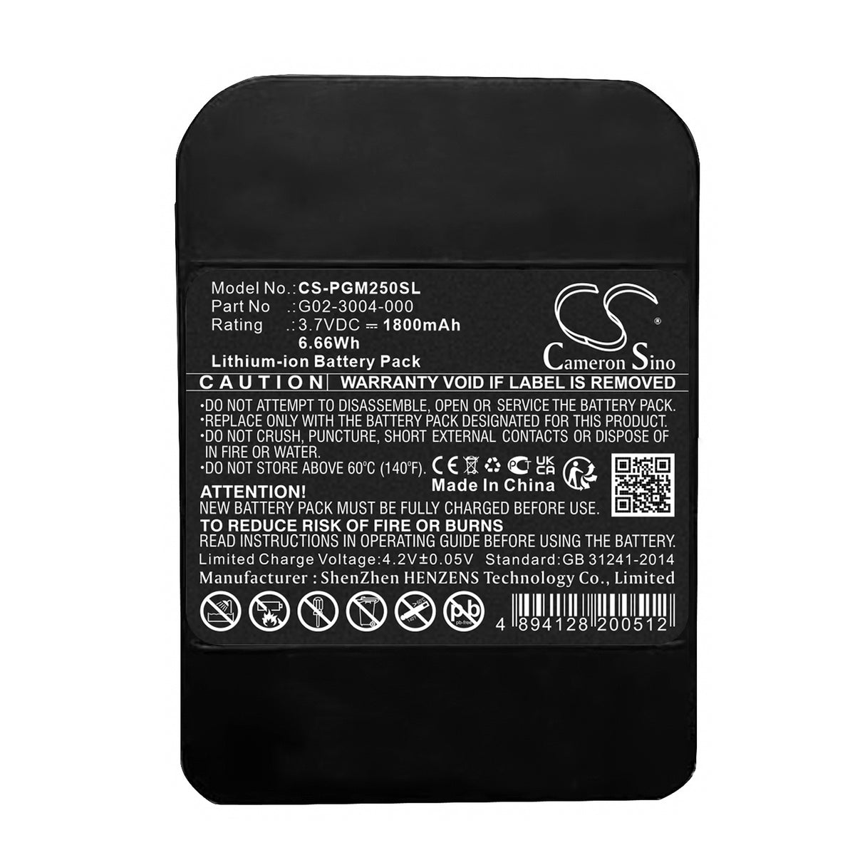 MicroRAE PGM-2500 Survey Multimeter and Equipment Replacement Battery ...