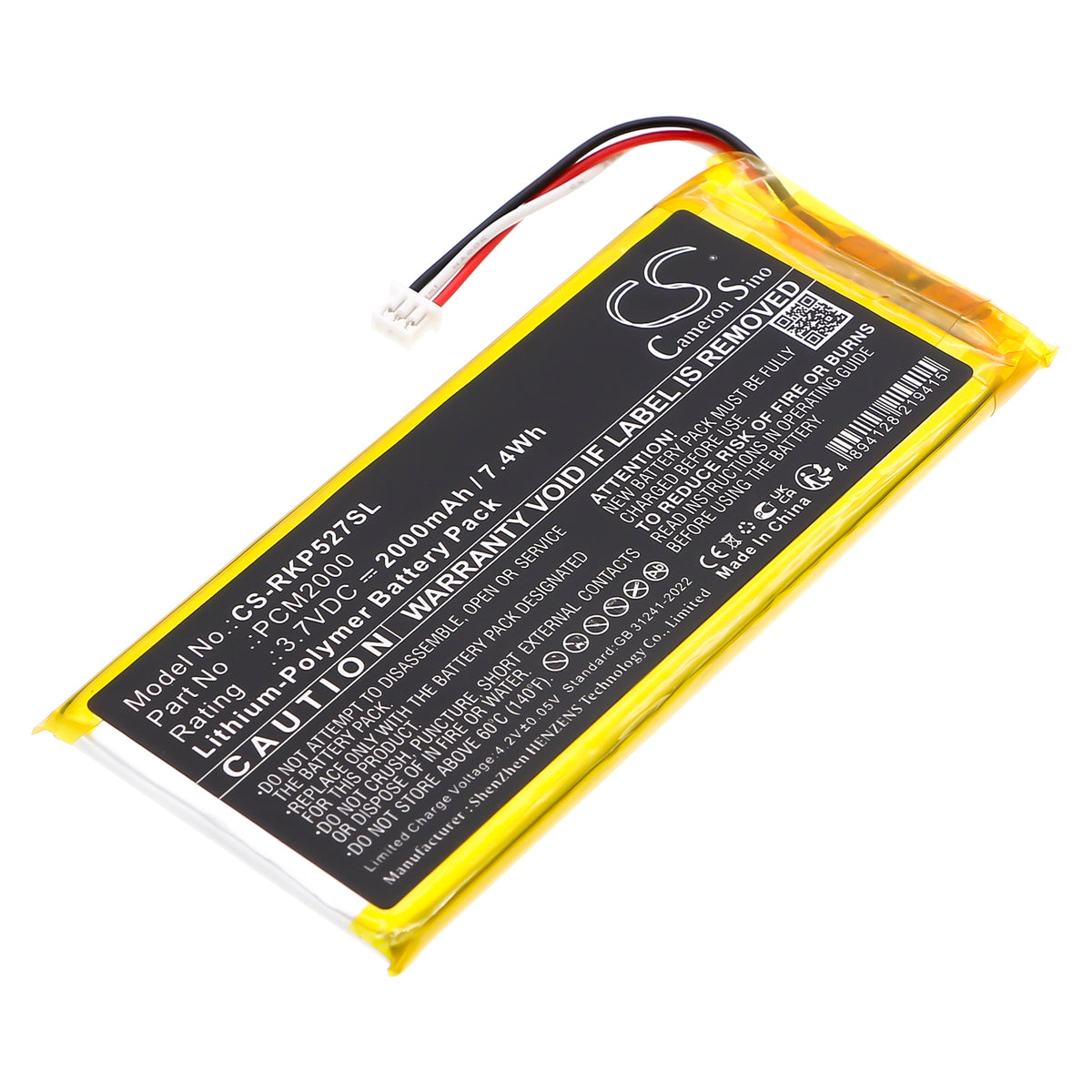 Ring 5AT2S7,Alarm Keypad Alarm Replacement Battery: BatteryClerk.ca