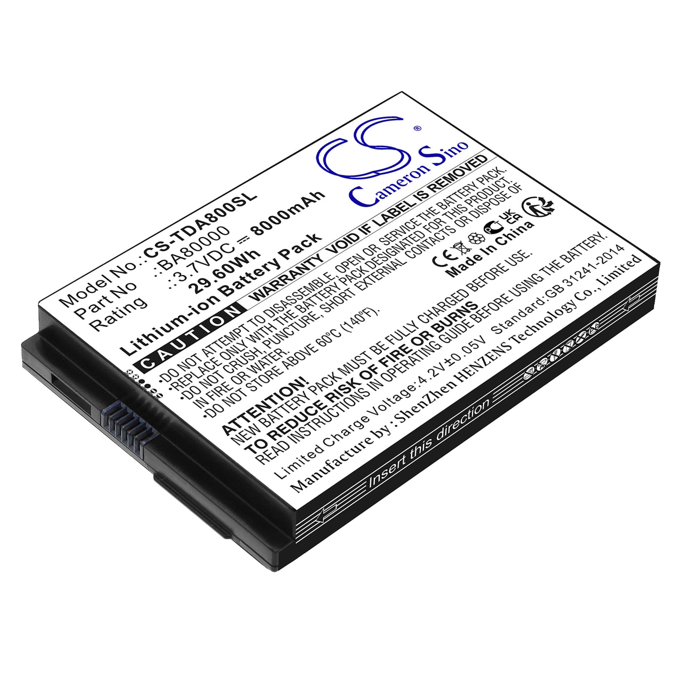 Touch Dynamic Quest 10, Quest 7 POS Workstation Replacement Battery ...